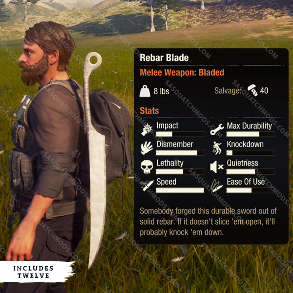 State of Decay 2 Melee Weapons & Heavy Weapons - Sasquatch Mods