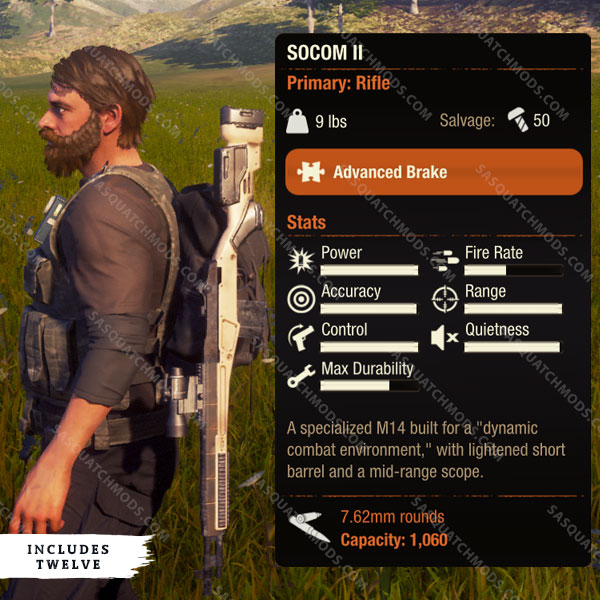 State of Decay 2 Rifles - Sasquatch Mods